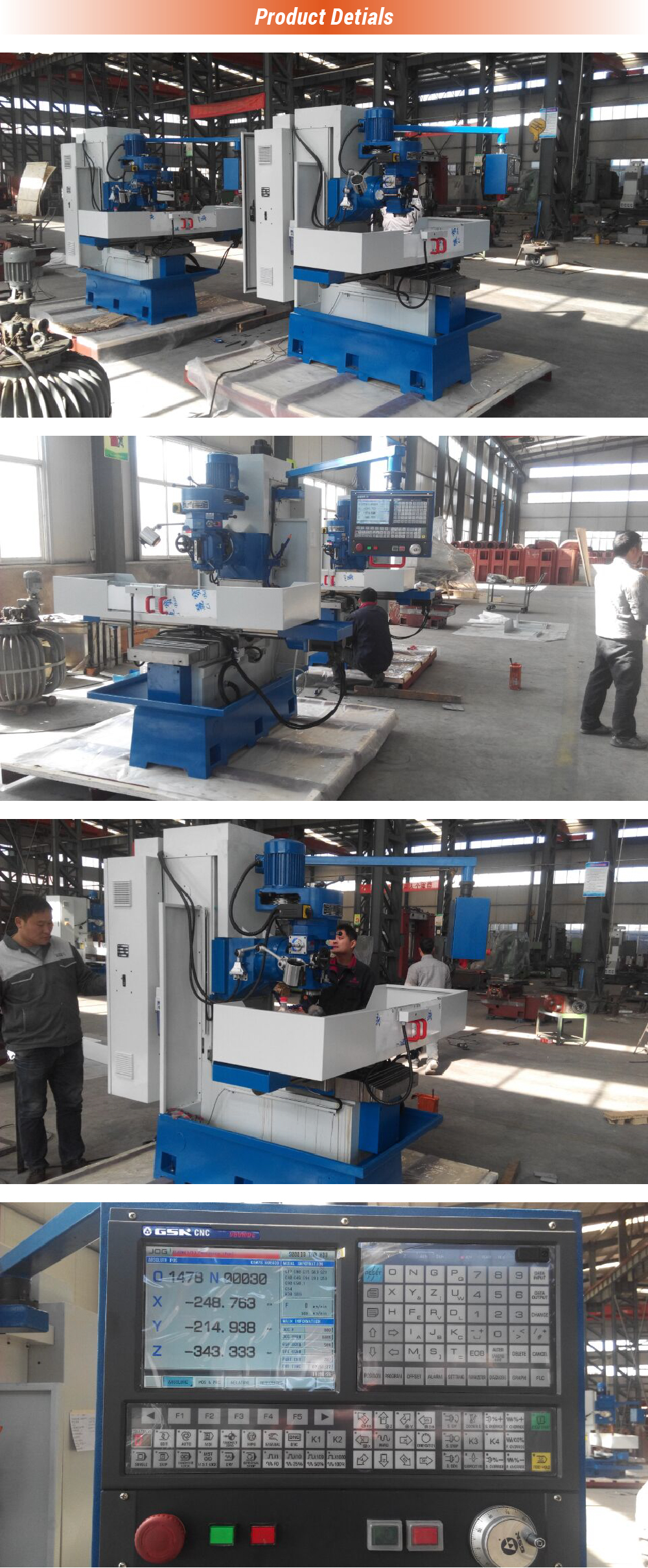 Cnc Large Worktable Milling Machine For Metal Cutting, High Quality Cnc ...