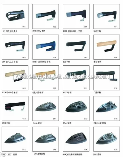 Electric Steam Iron Spare Parts, High Quality Electric Steam Iron Spare ...