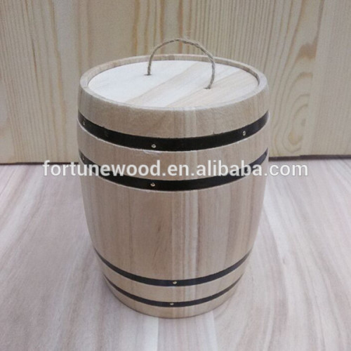 Decorative Pine Wood Mini Coffee Barrels With Lid, High Quality ...