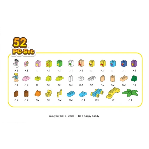 68pcs Creative Plastic Building Blocks for Kids China Manufacturers ...