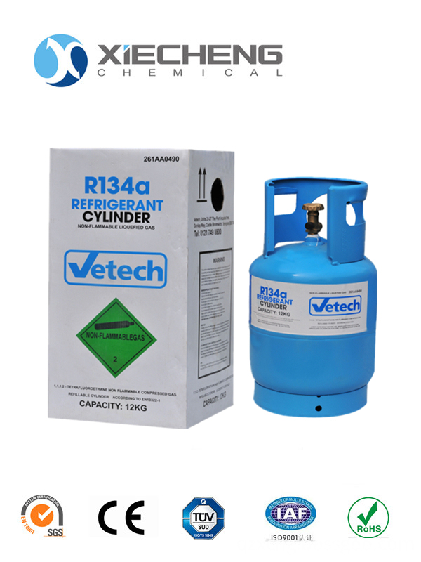 12l Ce 실린더 용 냉매 가스 134a, Bossgoo.com의 고품질 12l Ce 실린더 용 냉매 가스 134a