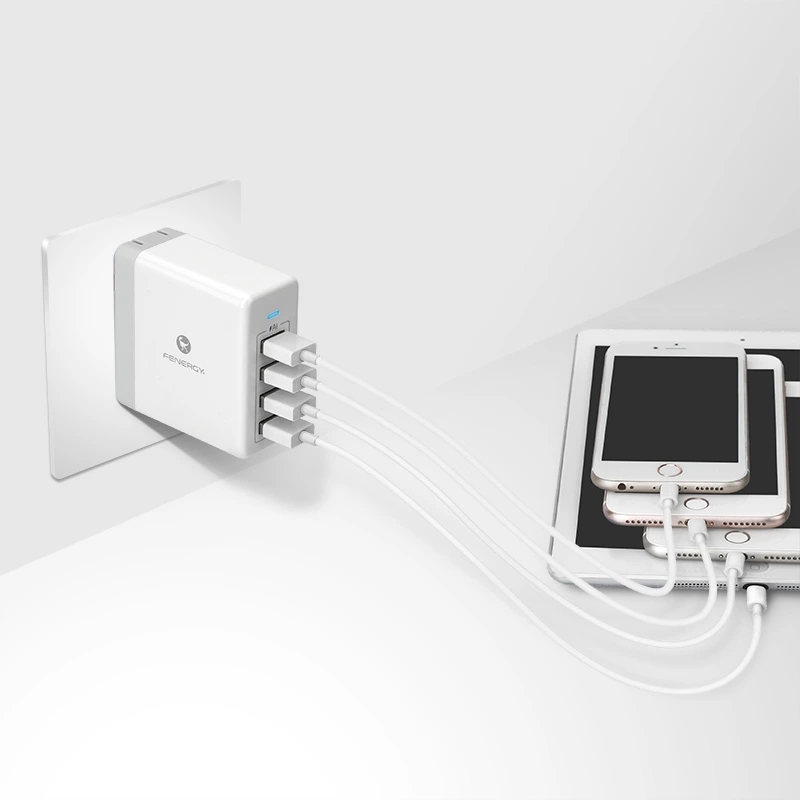 4 Usb Charger Stations Smart Fast Charger Multi Charger Station For ...