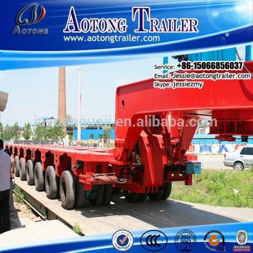Hydraulic Steering Trailer With Rotary Axis / Multi Axles Modular ...