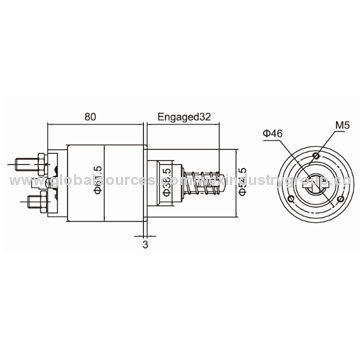 Solenoid Switch, 12v, Push And Pull Engaged, High Quality Solenoid ...