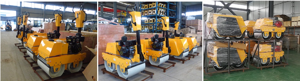 550kg Diesel Double Drums Earth Roller Compactor