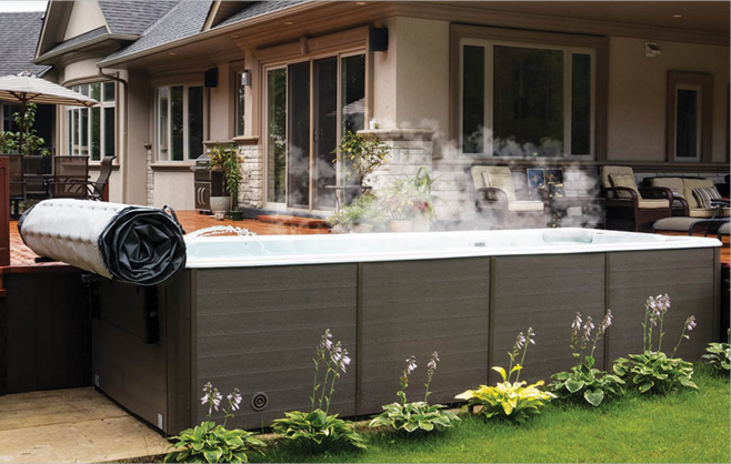 Insulated Swim Spa Hot Tub Roll Cover For Uv Protection, High Quality ...