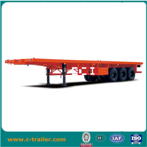 Chengda 3 Ejes 40ft Plataforma De 20 Pies 40 Toneladas Contenedor ...
