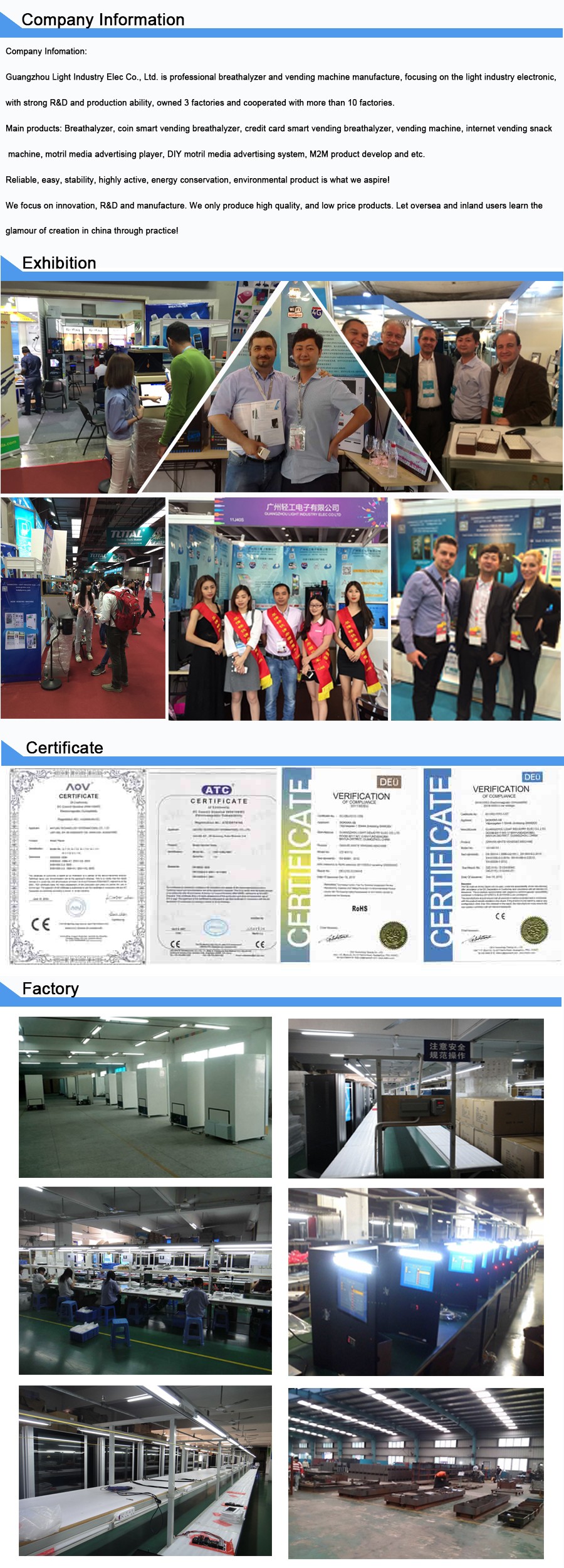 High-quality Lattice Vending Machine With Temperature Control For Fresh ...