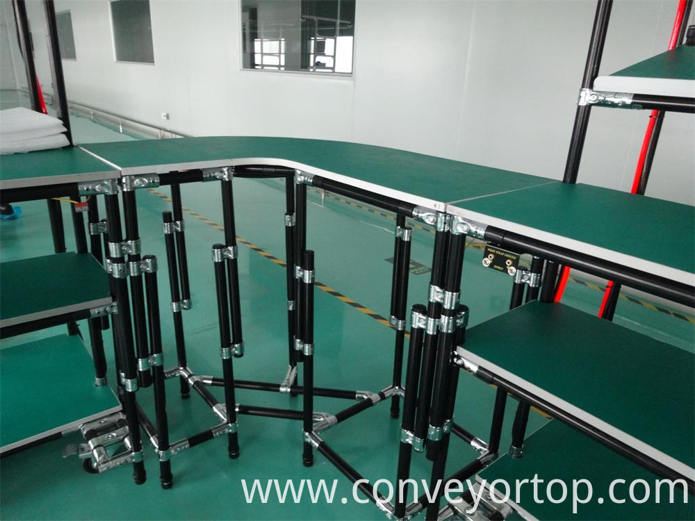 Testing Table with Lean Pipe Frame China Manufacturer