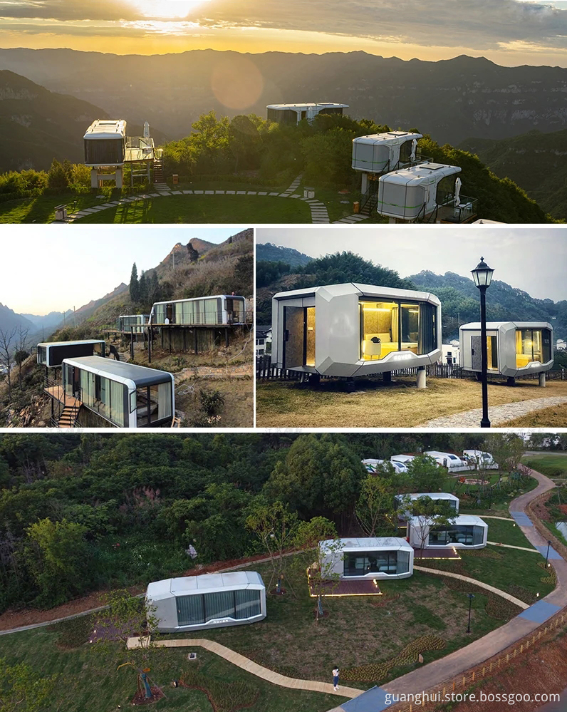 Prefabricated Capsule Room Hotel Capsule House, High Quality ...