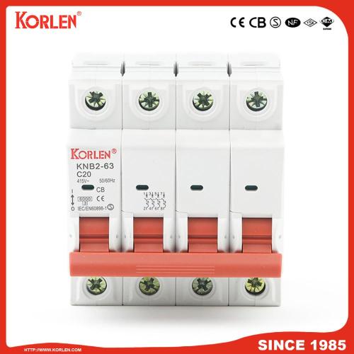 Korlen 특허 미니 회로 차단기 1a-63a 10ka Mcb, Bossgoo.com의 고품질 Korlen 특허 미니 회로 ...