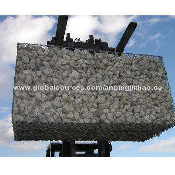 Gabion Cages With Hexagonal Galvanized/pvc/zinc Coating, Wire Mesh Size ...