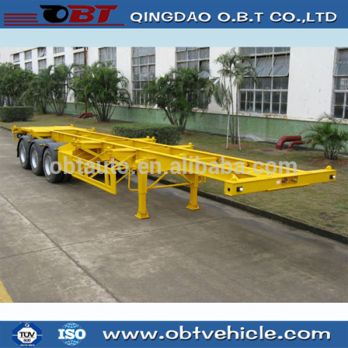 40ft Tri-axle Container Tractor Cargo Trailers Manufacturer, High ...