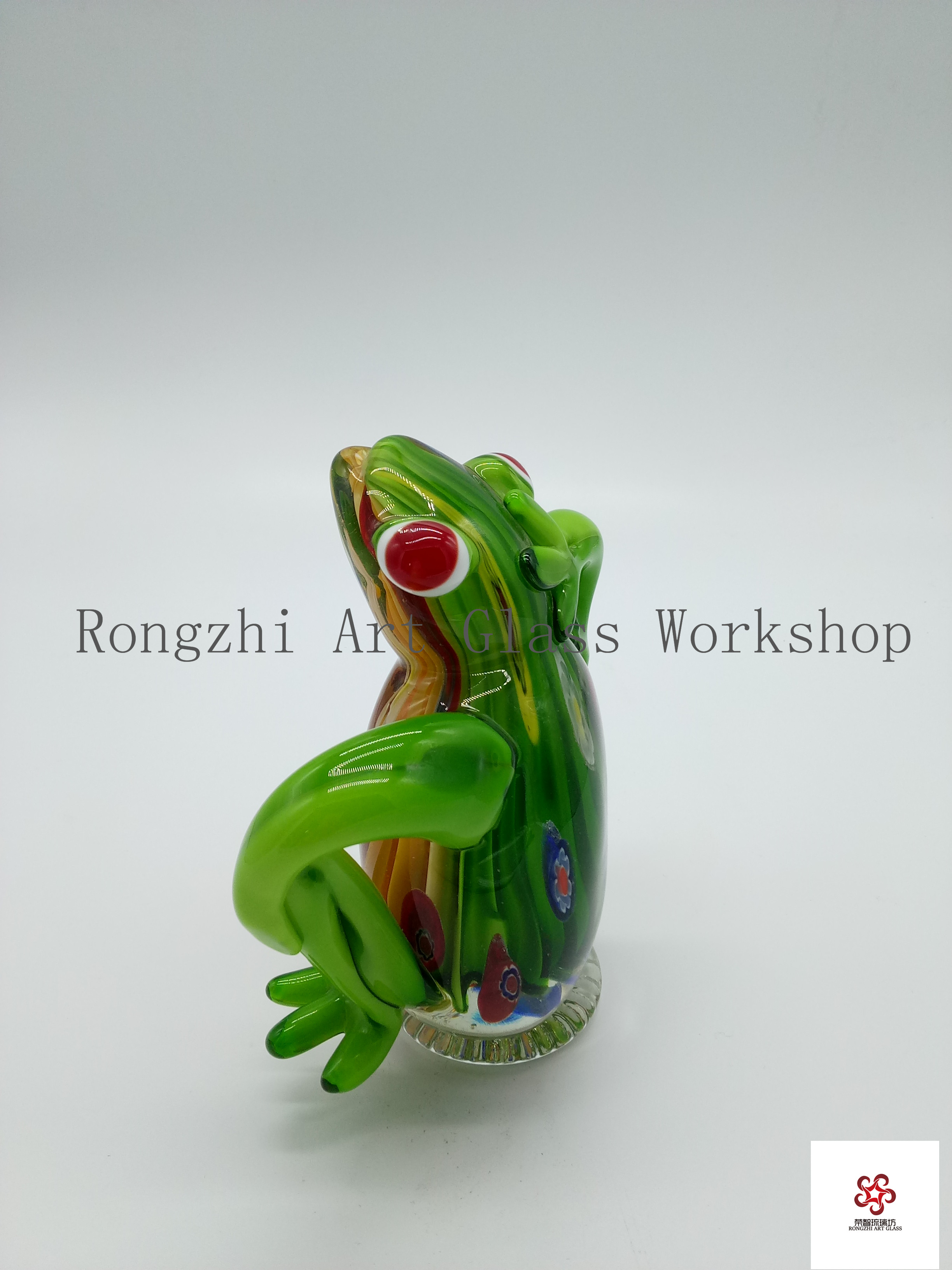 Sitting Frog Glass Sculpture, High Quality Sitting Frog Glass Sculpture ...
