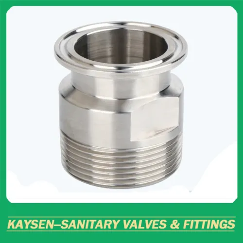 Sanitary Adapter Npt Male(19-14mp Npt), High Quality Sanitary Adapter ...