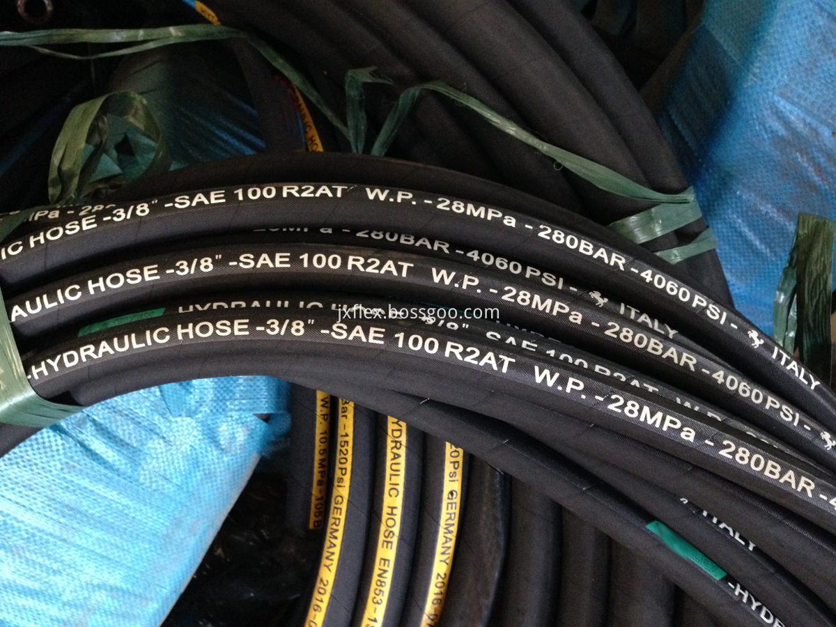 สายไฮดรอลิก Dn10 Sae 100 R2 En853-2sn คุณภาพสูง สายไฮดรอลิก Dn10 Sae ...