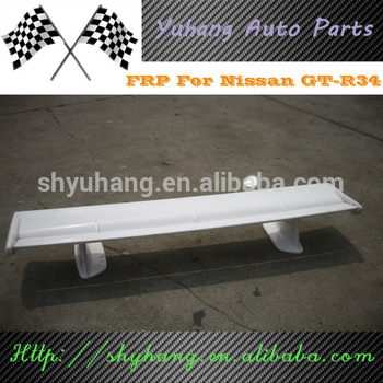 For Skyline R34 Gtr Oem Frp Rear Spoiler Fiber Glass, High Quality For ...