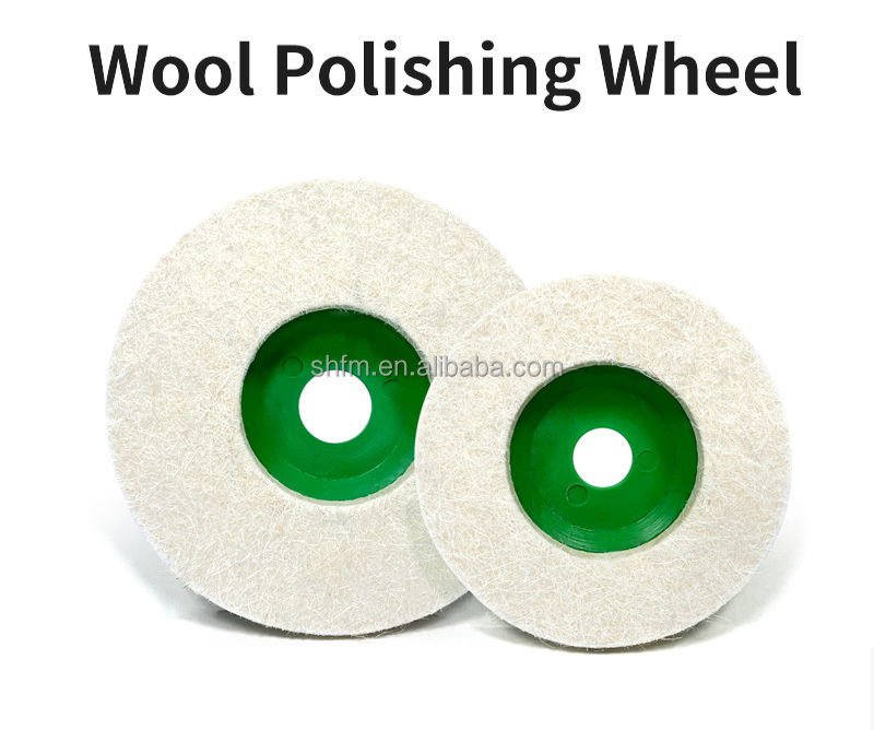 100% Australian Wool Felt Disc Polishing Wheel For 100 Angle Grinder ...