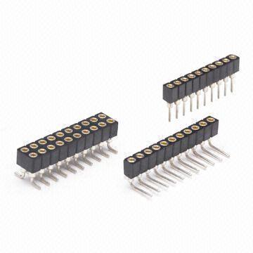 Sip Socket Connector With Pitch Of 2.0mm, 3.94 To 25.90mm Pin Length ...