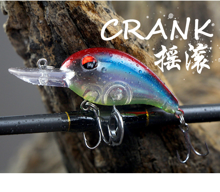 Deep Dive Floating Crank Bait 75mm 8.5g Shiver Swim Lure For Bass ...