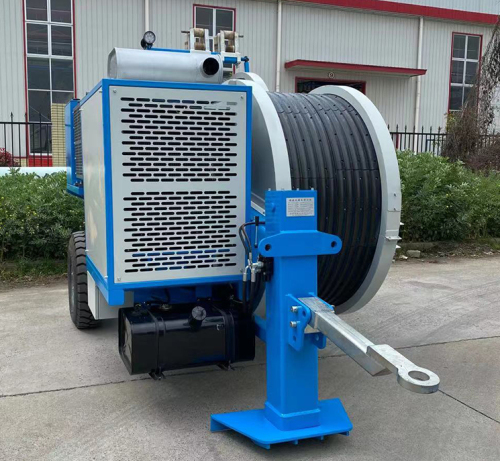 2x40kn Hydraulic Puller-tensioner Cable Laying Machine, High Quality ...