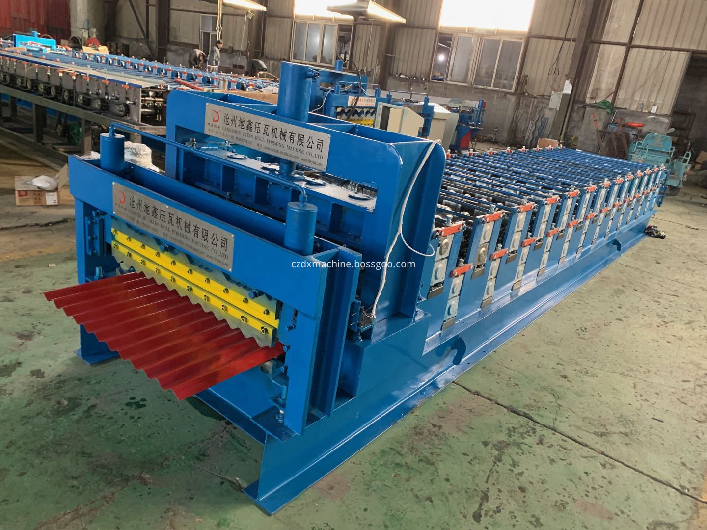 Corrugated Roof Sheet Trapezoidal Wall Panel Forming Machine, High ...