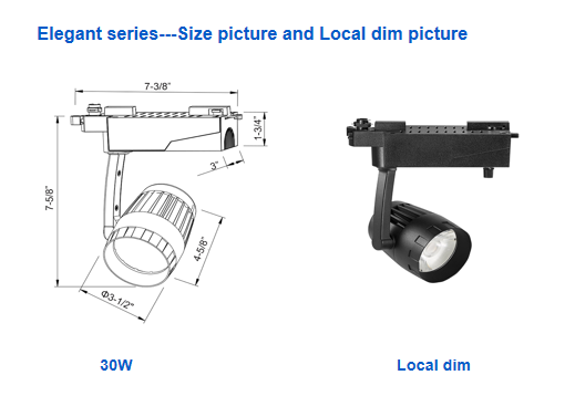 Etl Listed Magnetic Track Light System With Halo Lightolier, Dimmable ...