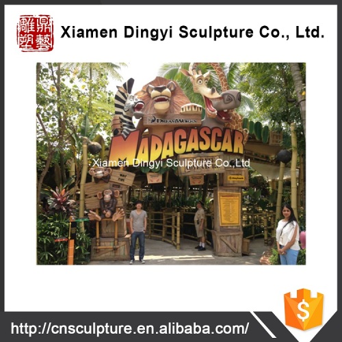 Theme Park Fiberglass Sign/logo Sculptures, High Quality Theme Park ...