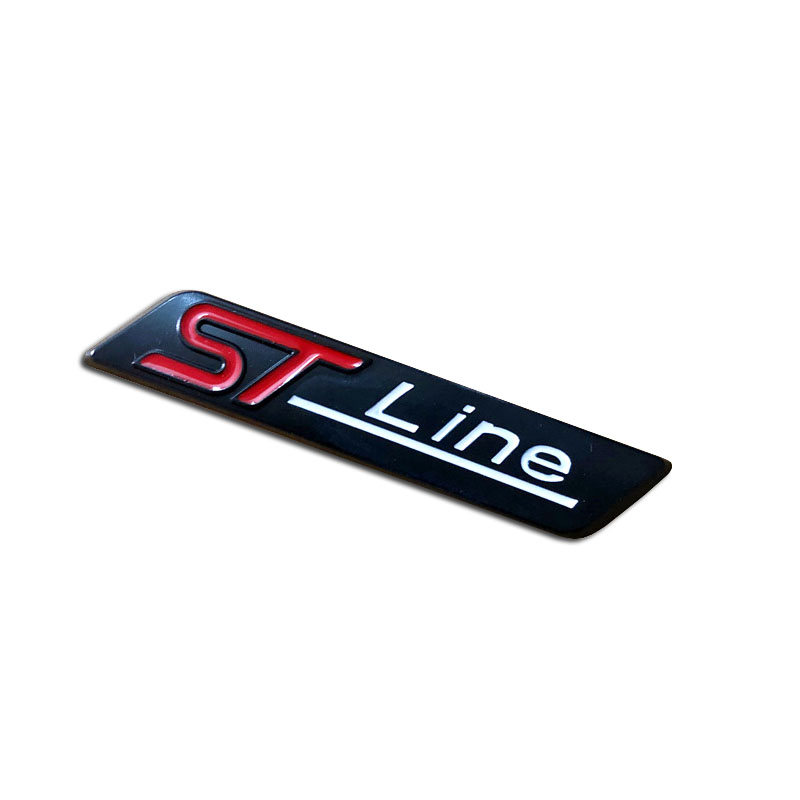 3d Styling St-line Emblem Car Stickers St Line Auto Badge Doors Trunks ...