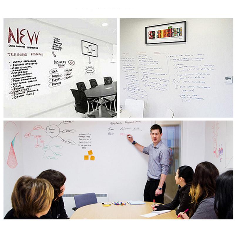 Diy Reusable Removable Self Adhesive Whiteboard Wall Sticker Massage ...