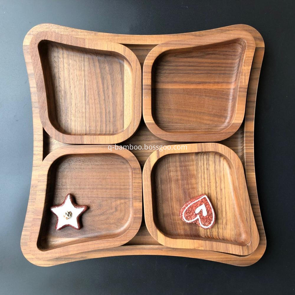 Separated Wooden Food Tray, High Quality Separated Wooden Food Tray on ...