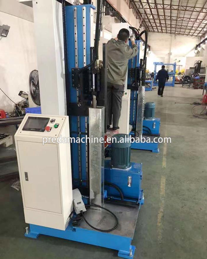 Vertical Hydraulic Seam Locker Closing Machine For Galvanized Steel ...