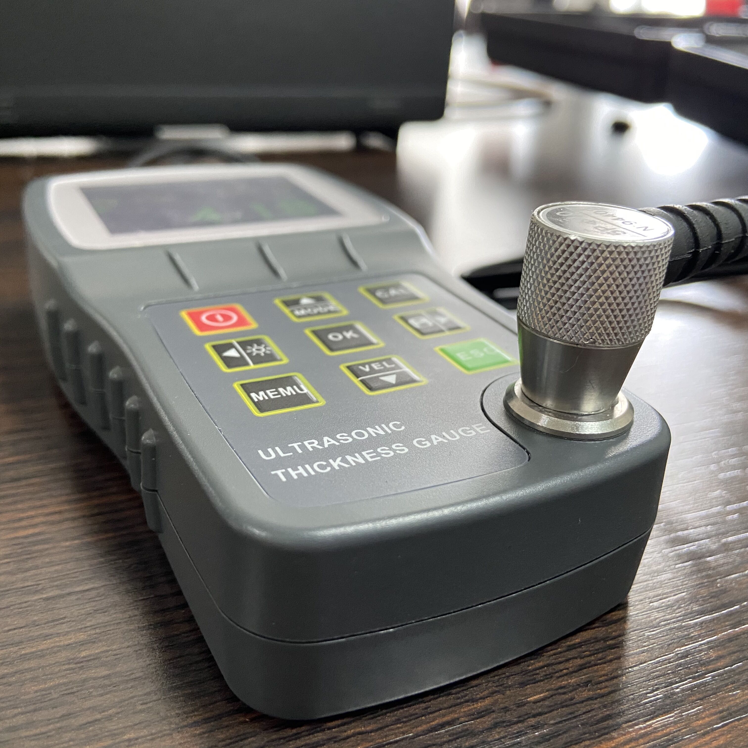 Ultrasonic Metal Thickness Gauge For Steel Thickness Testing, High ...