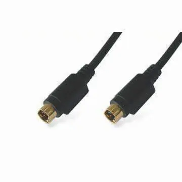 Gold S-vhs Male To S-vhs Male Cable Assembly With 5mm Outer Diameter ...