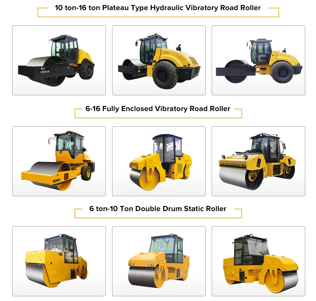 Energy Saving Double Drum Tandem Static Road Roller, High Quality ...