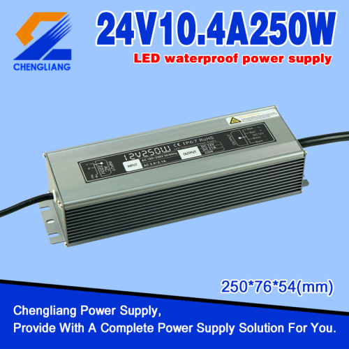 24v 10a 250w Ip67 Waterproof Led Driver, High Quality 24v 10a 250w Ip67 ...