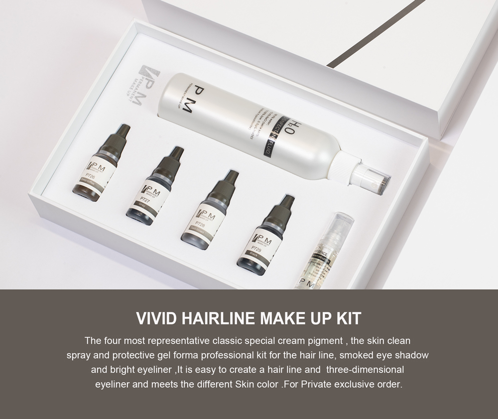 Pmu Kit For Smp: Permanent Makeup Hair Stroke Scalp Micropigmentation ...