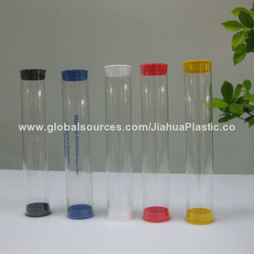 Clear Plastic Tube, Customized Sizes And Logo Printings Are Accepted ...