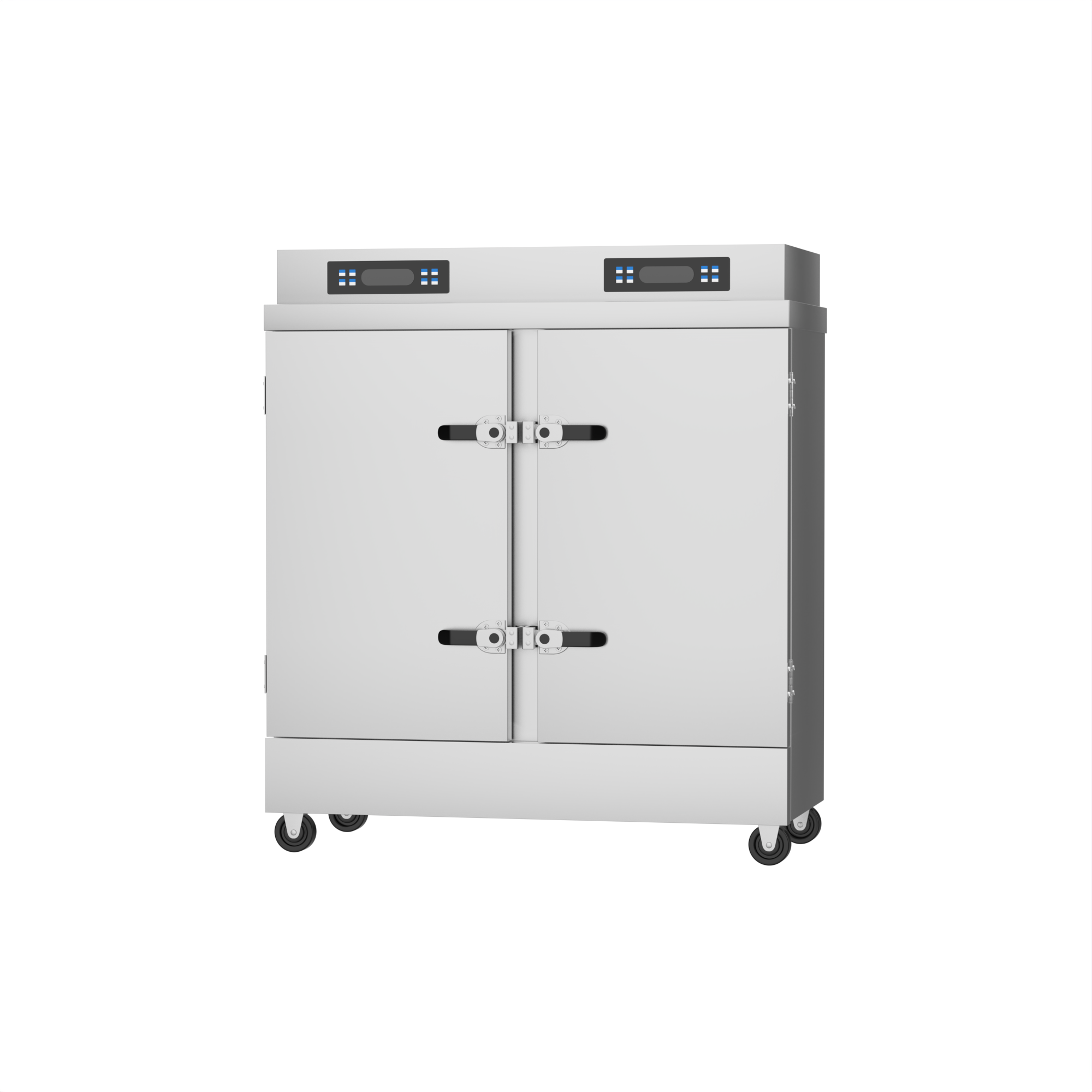 Industrial Gas Electric Rice Steamer Cabinet - 24 Trays Large Capacity ...