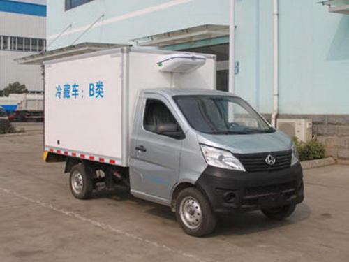 Changan Gasoline Mini Refrigerated Van Truck, High Quality Changan ...