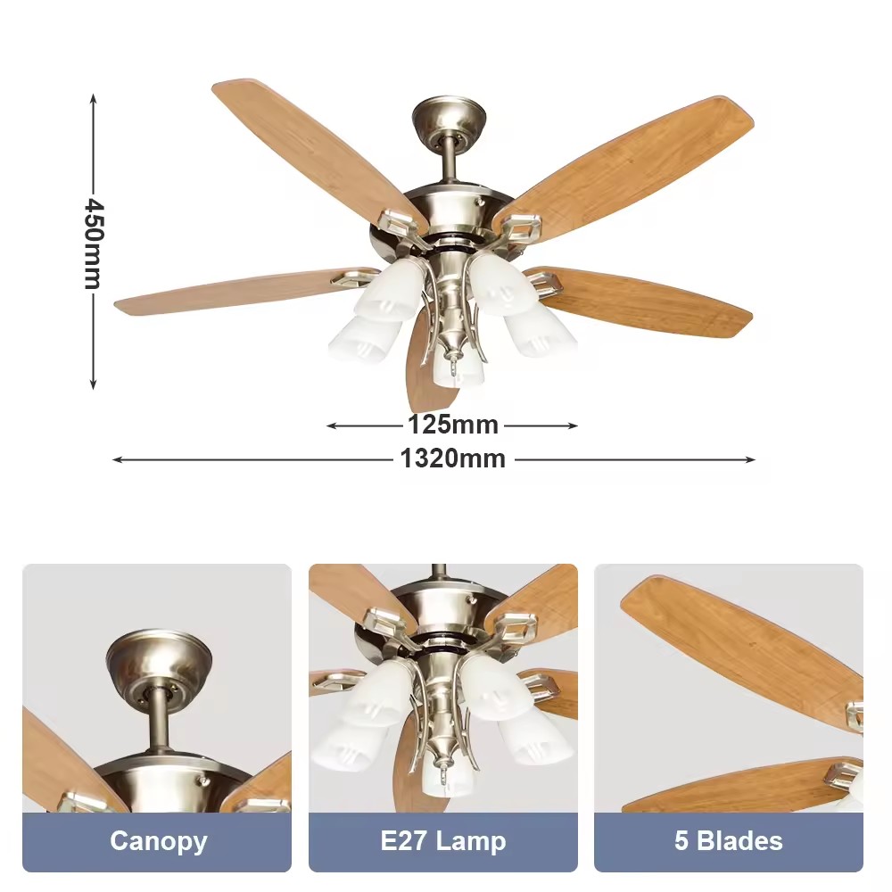 Dc Motor Conversion Kit For Bldc Ceiling Fans With Led Lights, High ...