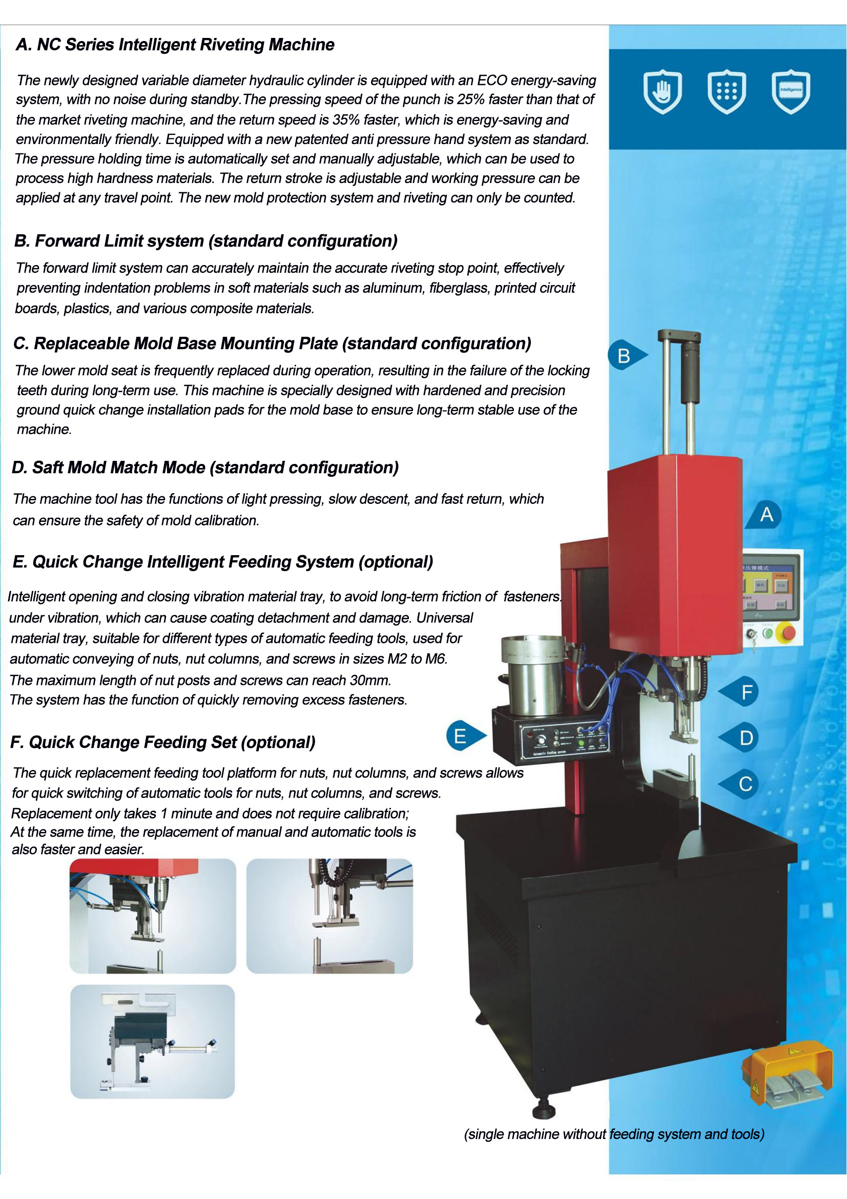Nc1024 Intelligent Riveting Machine For Chassis Cabinets Connections ...