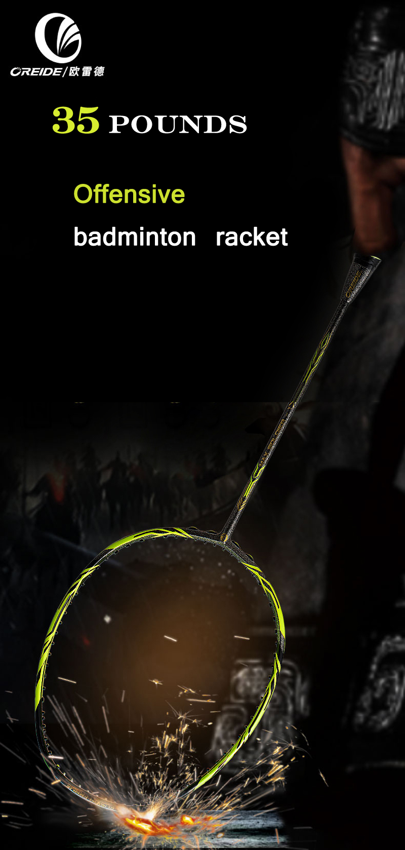 Badminton Racket Carbon Technology 4u 35 Pounds Professiona Sports ...