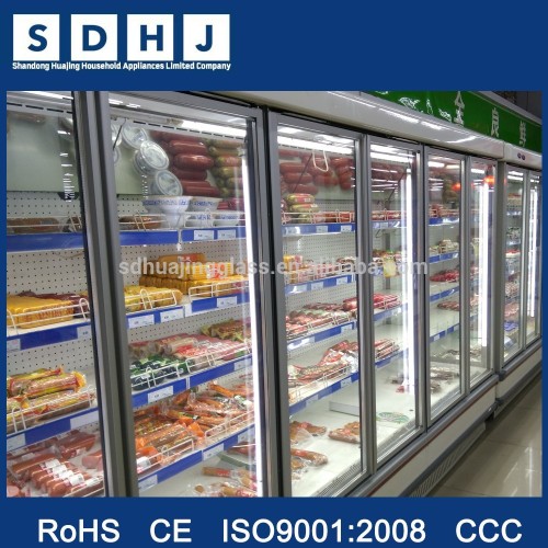Supermarket Walk In Refrigerator Glass Door, Low-e Tempered Insulating ...