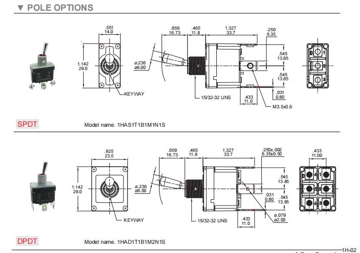 Small Toggle Switch for medical instrument equipment China ...