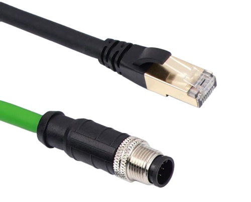 Oem Rj45 Industrial Connector Extension Network Signal Cable, High ...