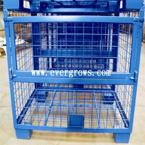 Folded Metal Wire Mesh Crate, High Quality Folded Metal Wire Mesh Crate ...