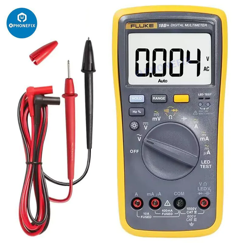 Fluke 15b+ 17b+ 18b+ Digital Multimeter Voltage Frequency Tester Mobile ...