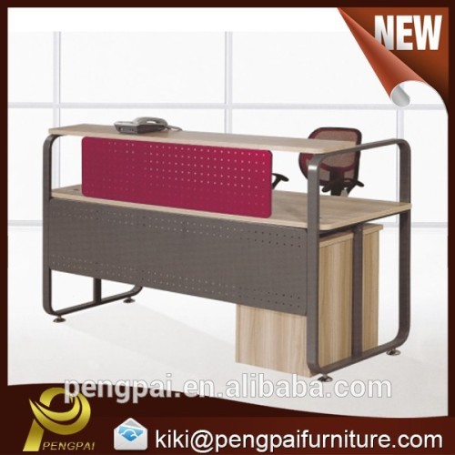 Modern Steel Frame Wooden Receiption Counter, High Quality Modern Steel ...