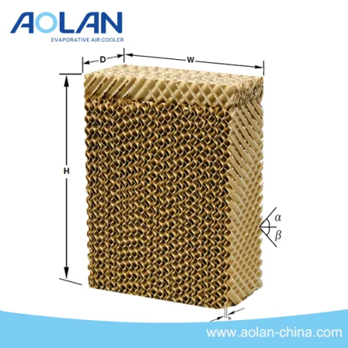 High Effiency Evaporative Cooling Pad/evaporative Cooling Pad For Poultry Farm/ Plastic ...